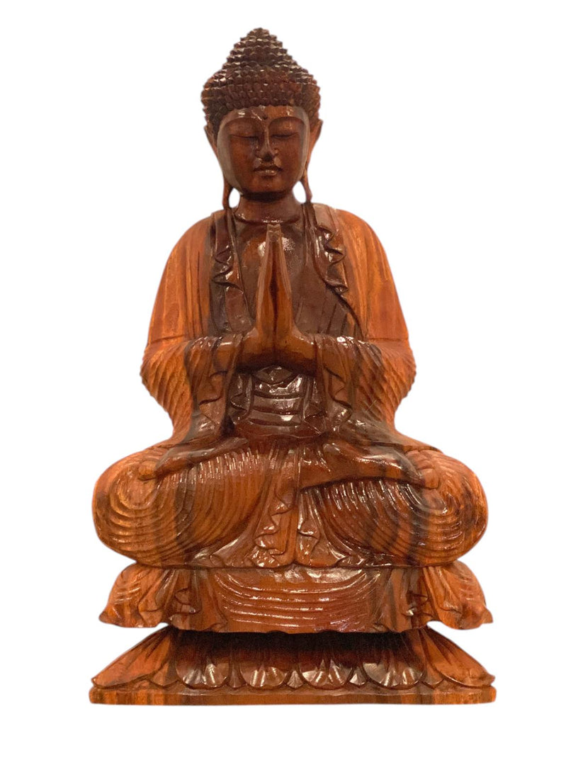 Hand-Carved Buddha Statue – “Graceful Devotion” | Code 162 – My Store